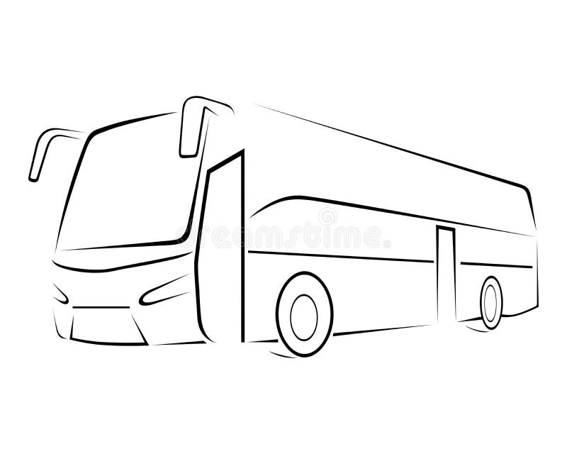 Bus Logo Template, Automotive Logo Design Stock Illustration ...