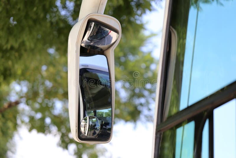 Bus mirror stock photo. Image of concept, detail, transportation - 32413958