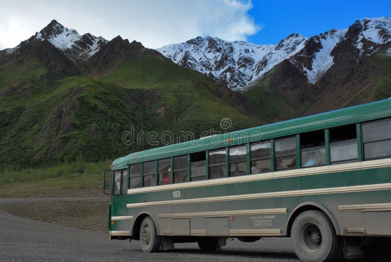 Bus On Mountain Road Picture. Image: 83062724