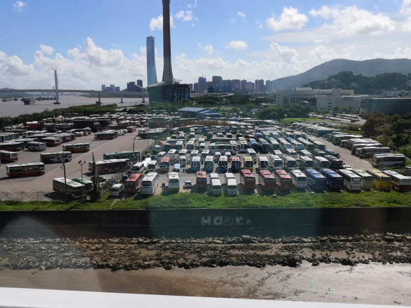 Bus Park in the Bus Station Editorial Photography - Image of ...