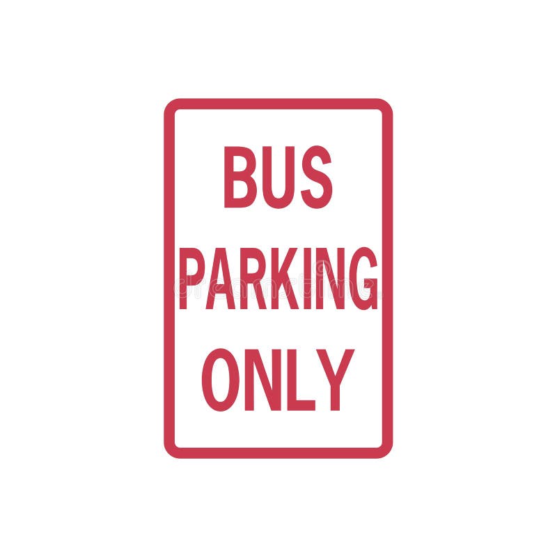 Bus parking stock illustration. Illustration of white - 243906420