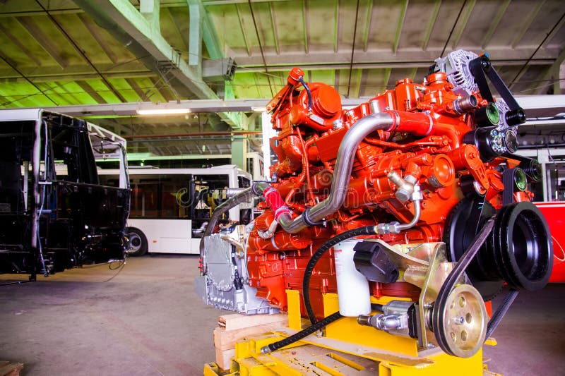 Bus production manufacture stock photo. Image of manufacturing - 162223128