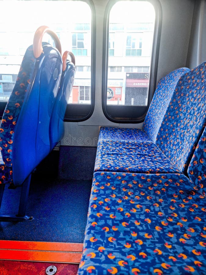 Bus Public Transport Seats Uk Stock Photo - Image of commute, plymouth ...