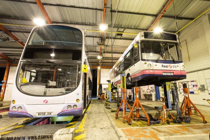 Bus Repairs editorial image. Image of repair, jack, inspection - 31673640