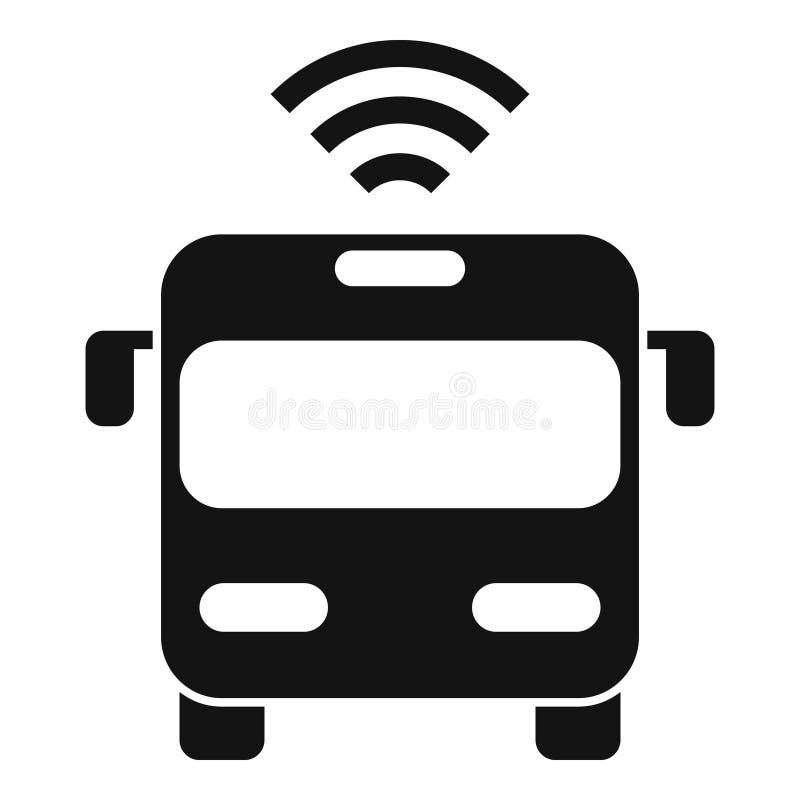 Bus Road Sensor Icon Simple Vector. Alert Care Stock Illustration ...