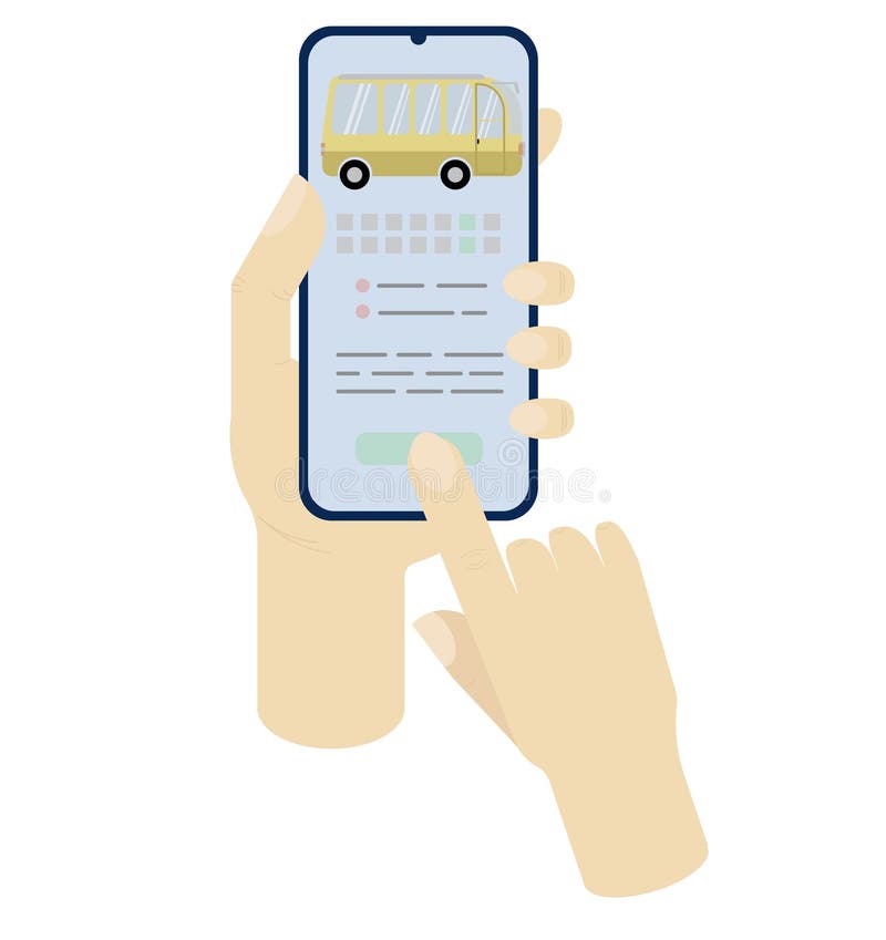Bus Ticket Reservation Stock Illustrations – 381 Bus Ticket Reservation ...