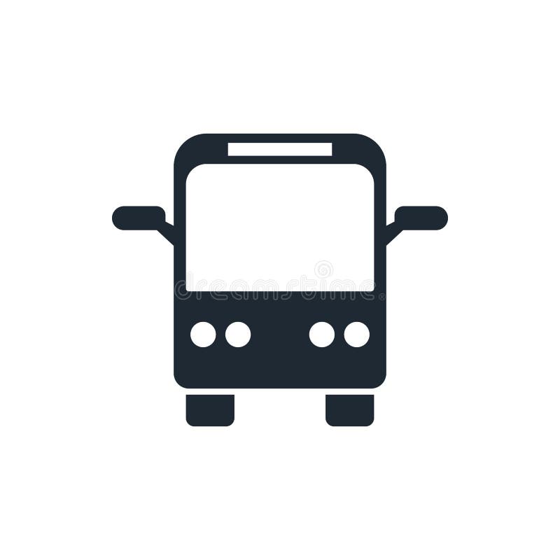 Bus sign icon stock vector. Illustration of transport - 189115088