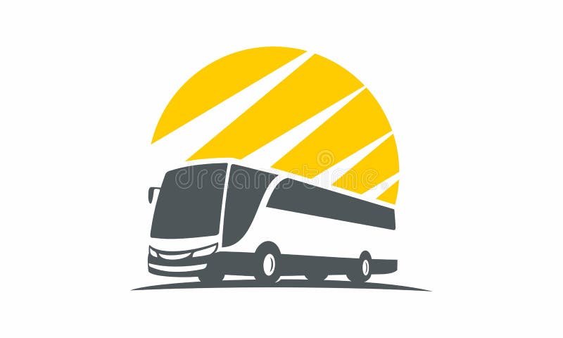 Bus silhouette logo unique stock illustration. Illustration of choice ...