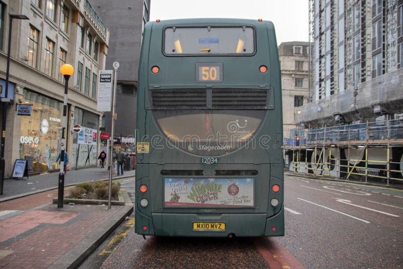 Bus 50 Stagecoach at Manchester England 2019 Editorial Photography ...