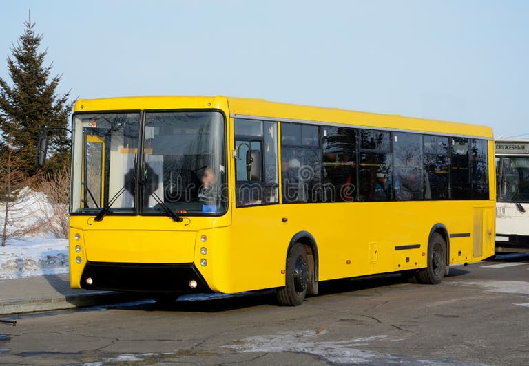 The Bus, Standing at the Bus Stop Stock Photo - Image of stop ...