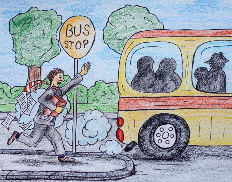 Leaving Bus Stock Illustrations – 544 Leaving Bus Stock Illustrations ...