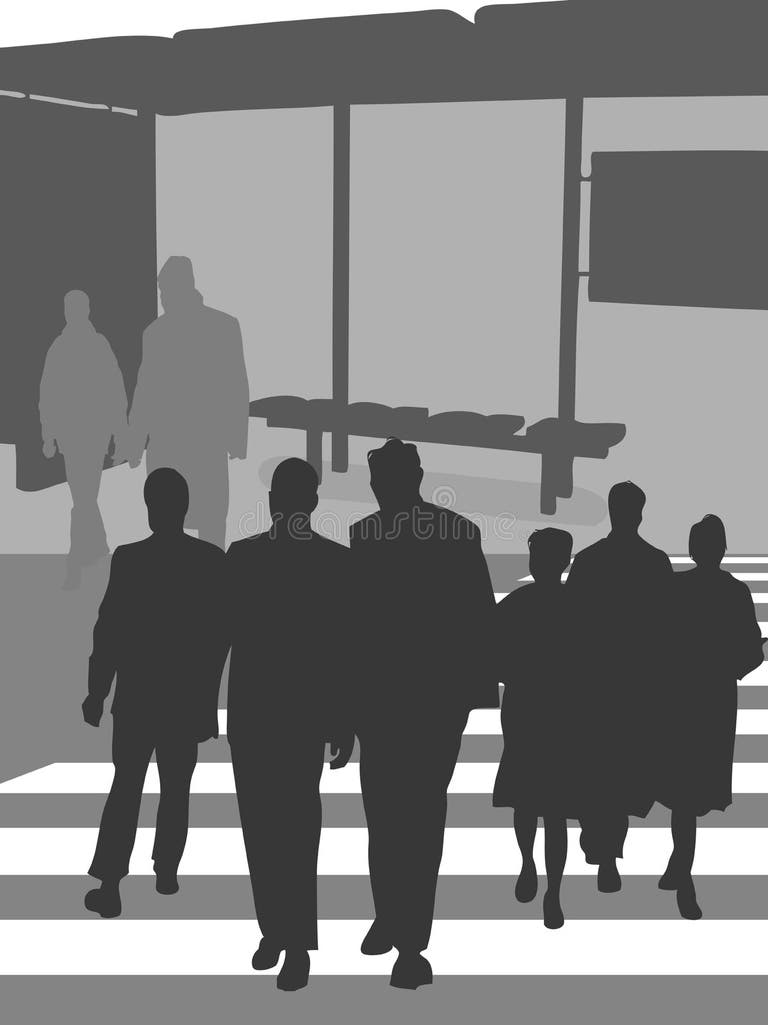 Crowd Bus Station Stock Illustrations – 295 Crowd Bus Station Stock ...