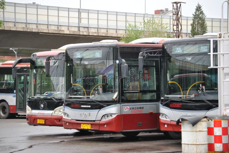 Bus Station in Beijing editorial photo. Image of shangdi - 117611001