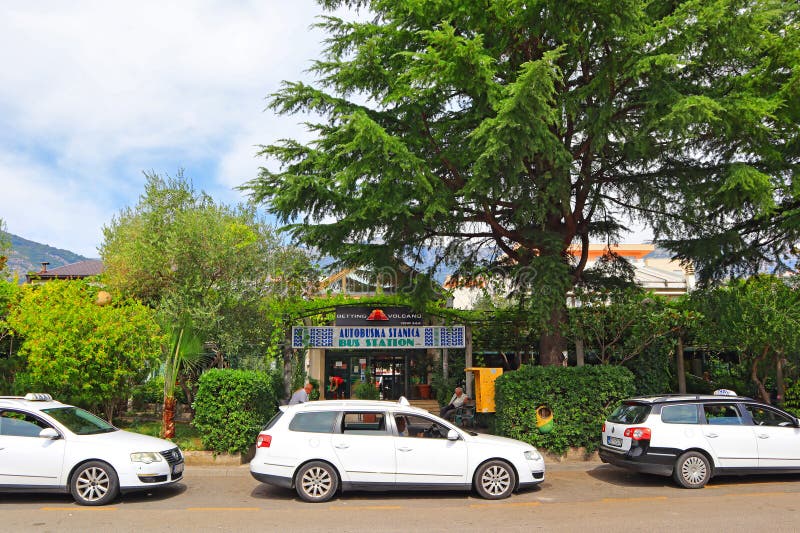 Bus Station in Budva, Montenegro Editorial Stock Image - Image of budva ...