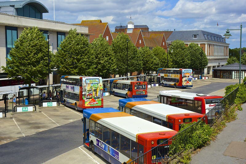 Bus station editorial photo. Image of canterbury, buses - 56958351