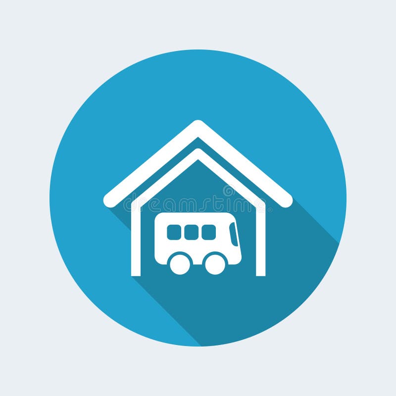 Bus station icon stock vector. Illustration of isolated - 96395296