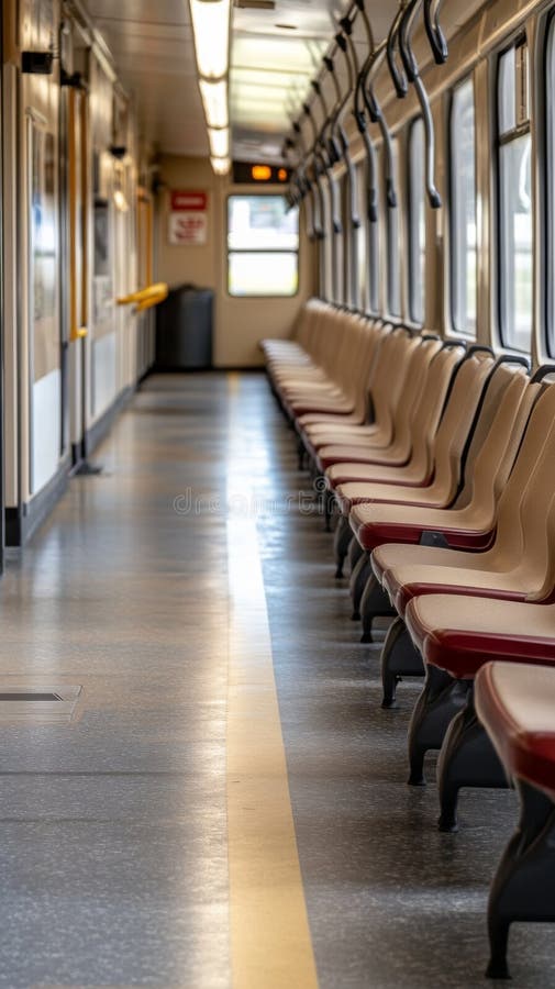 Bus Station Interior Captures a Moment of Stillness Amidst the Rush ...