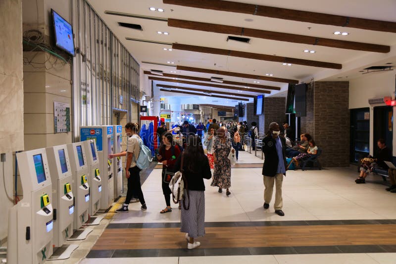 Bus Station in Jerusalem, Israel Editorial Photography - Image of ...