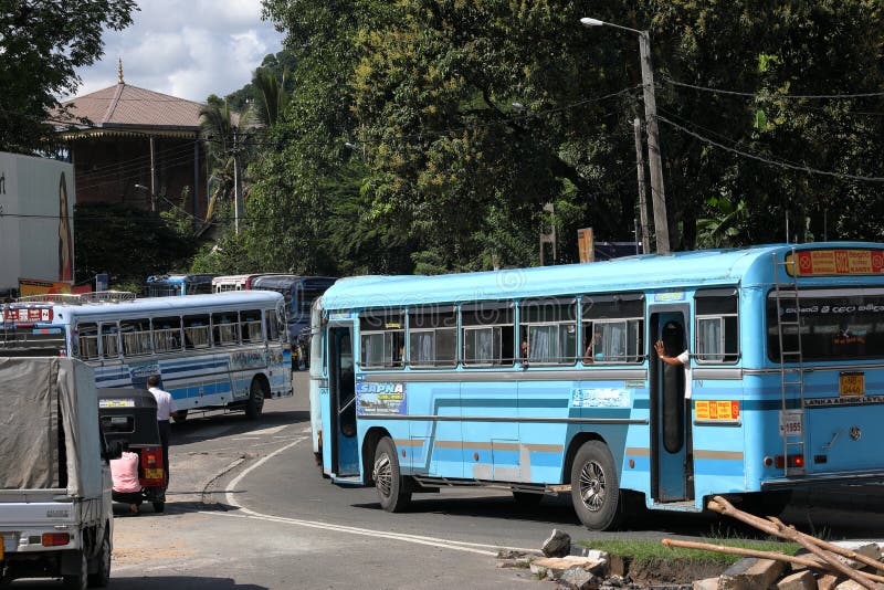 The Bus Station of Kandy in Sri Lanka Editorial Photography - Image of ...