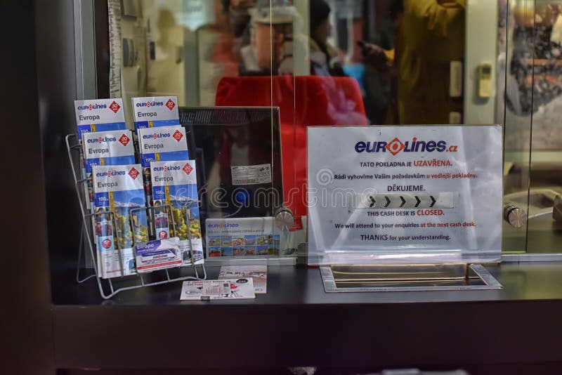 The bus station editorial image. Image of building, desk - 65516060