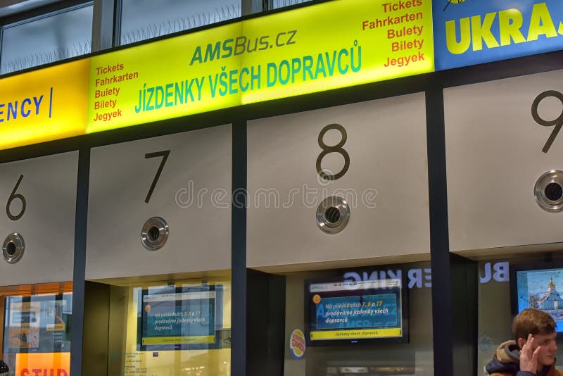 The bus station editorial stock image. Image of modern - 65516064