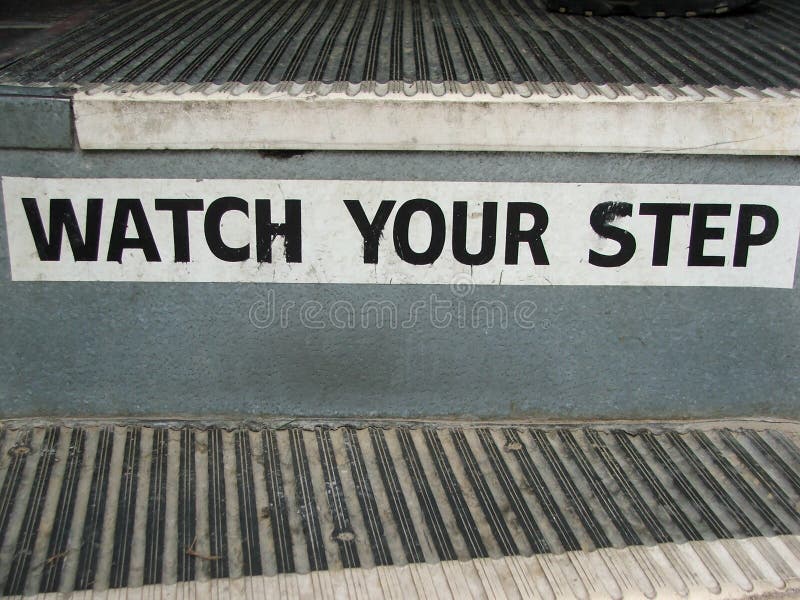 Bus Steps- Watch Your Step! Stock Image - Image of travel, driver: 241819