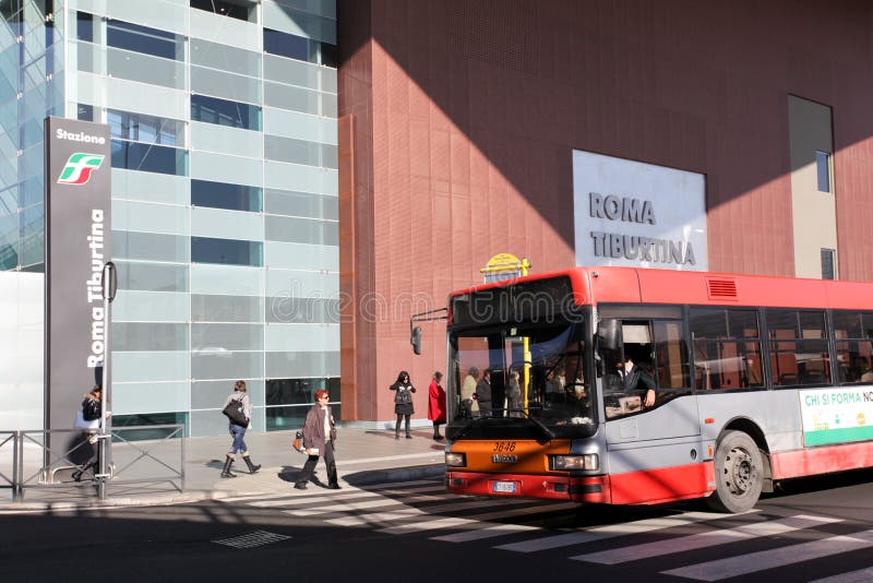 Bus stop editorial stock image. Image of italy, station - 27807044