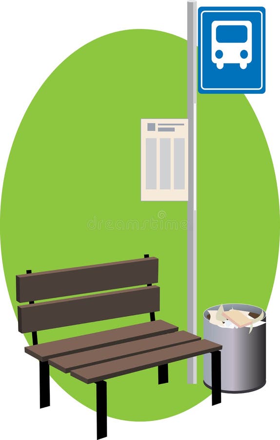 Bus Stop Bench Stock Illustrations – 852 Bus Stop Bench Stock ...