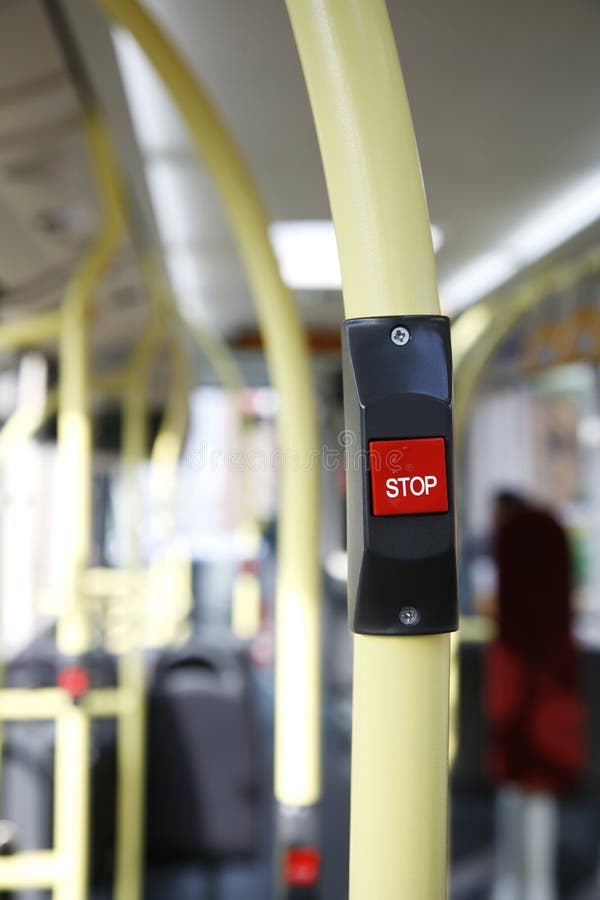 Bus Stop Button stock photo. Image of automobile, signal - 20871638
