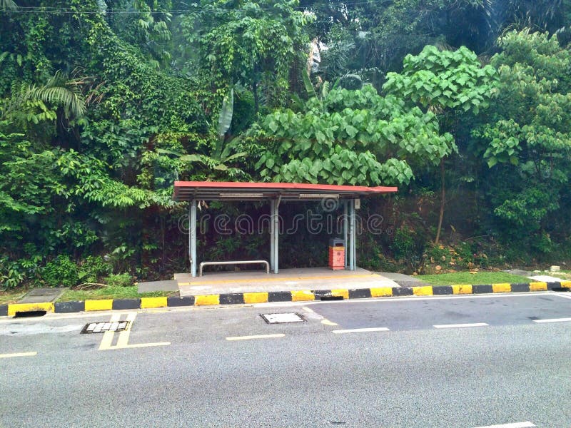 Bus stop stock image. Image of foliage, empty, yellow - 78493971 Bus stop stock image. Image of foliage, empty, yellow - 78493971