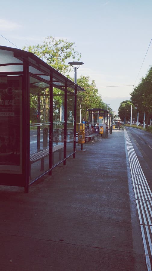 At the bus stop editorial image. Image of stop, still - 152702625