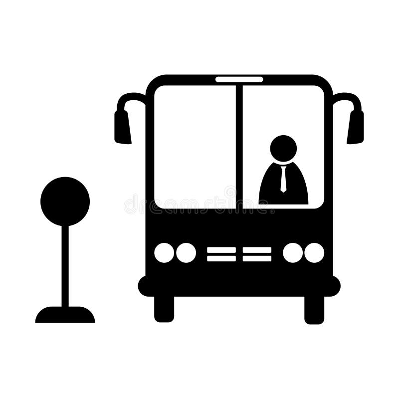 Bus Stop Icon, Bus Station Vector Illustration Icon. Stock Vector ... Bus Stop Icon, Bus Station Vector Illustration Icon. Stock Vector ...