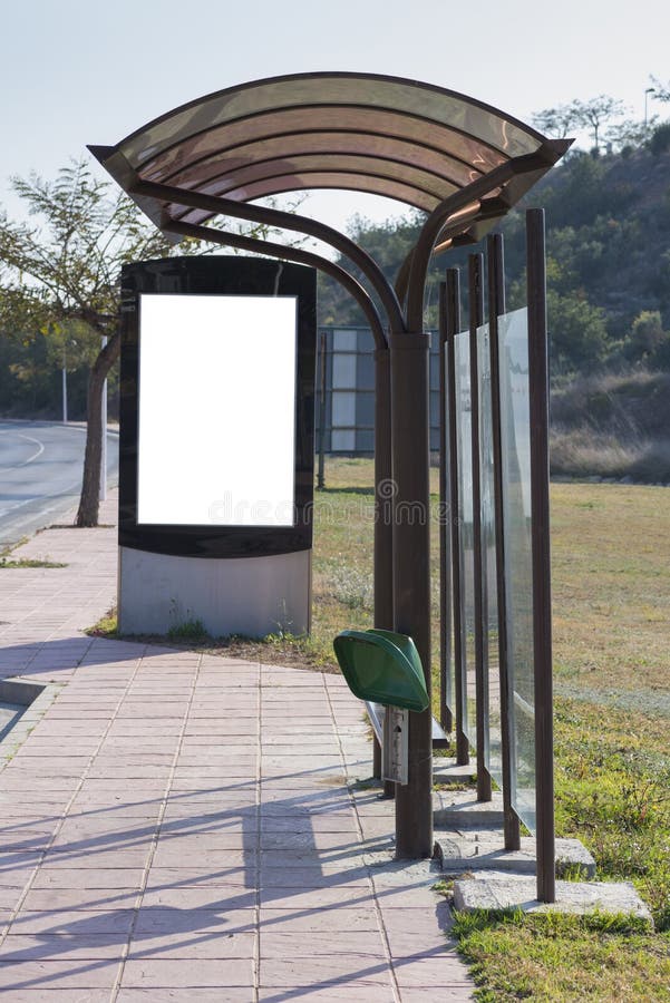 Bus stop. stock photo. Image of write, bulletin, enter - 52990724