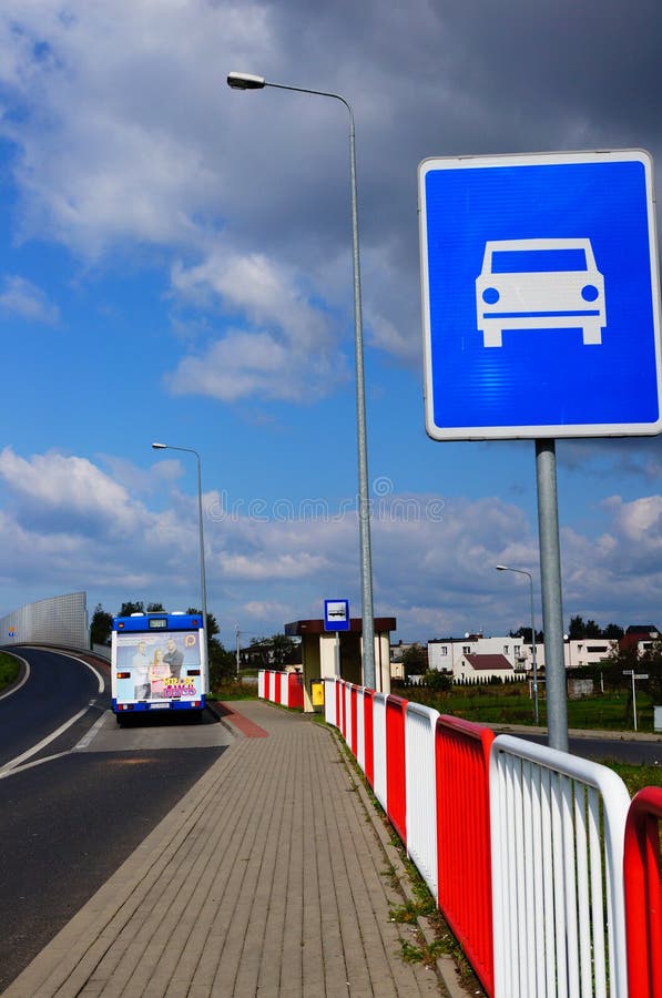 Bus by an stop editorial photo. Image of vehicle, public - 44835481