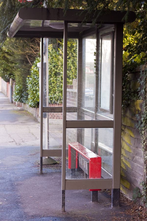 Bus Stop Shelter. Ai Propjct Visualisation, Isolated on White ...