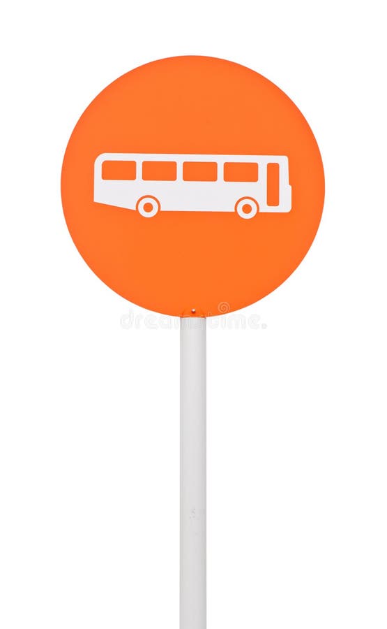 Bus Stop Sign stock image. Image of service, copyspace - 36621023