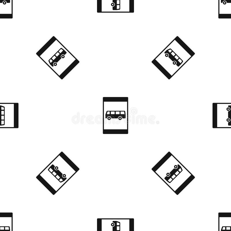 Bus Stop Pictogram Black Stock Illustrations – 1,203 Bus Stop Pictogram ...