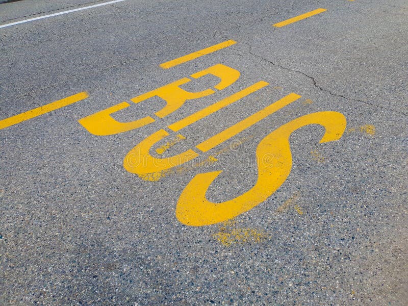 Bus stop sign stock photo. Image of transit, coach, tarmac - 319080062