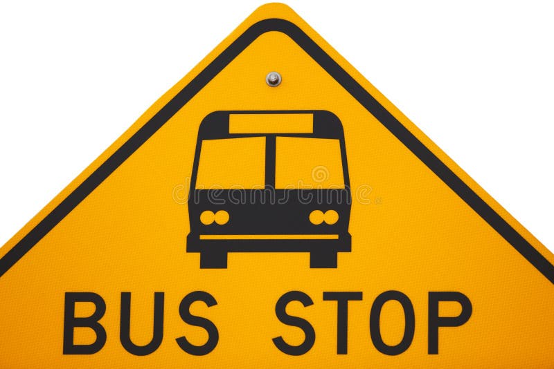 Bus Stop Sign stock image. Image of chassis, traffic - 46964467