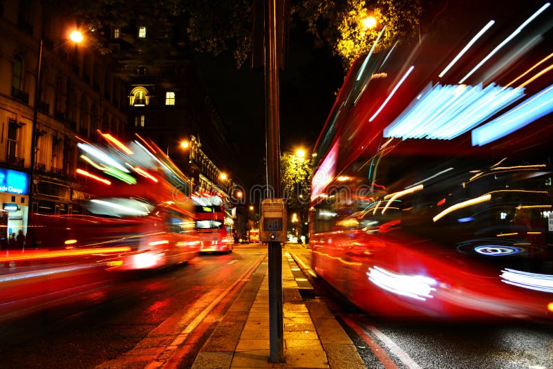 Bus Stop in Victoria, London Stock Image - Image of victoria, speed ...
