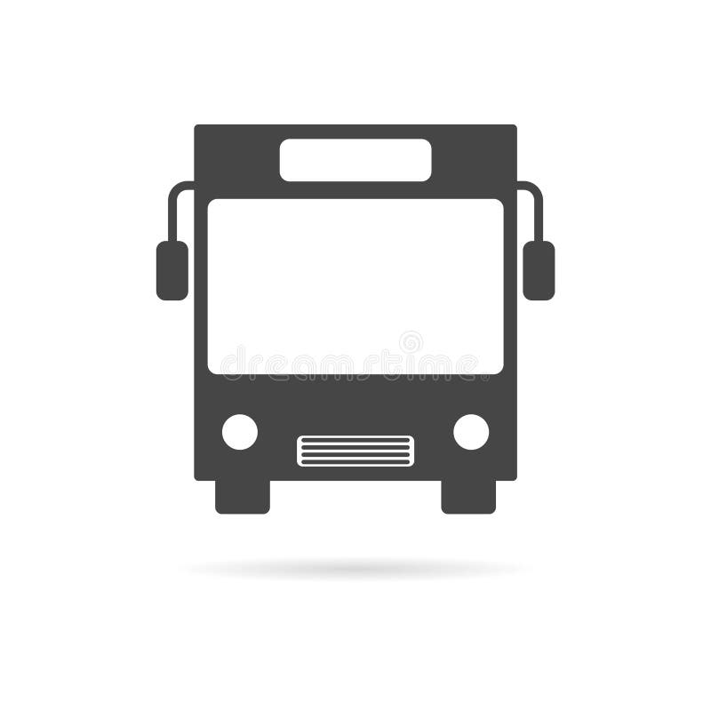 Bus Symbol, Bus Icon Vector Stock Vector - Illustration of icon, state ...