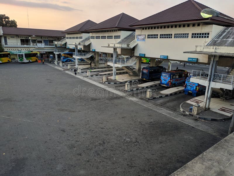 Bus Terminal of Yogyakarta, Called Terminal Giwangan Editorial Photo ...