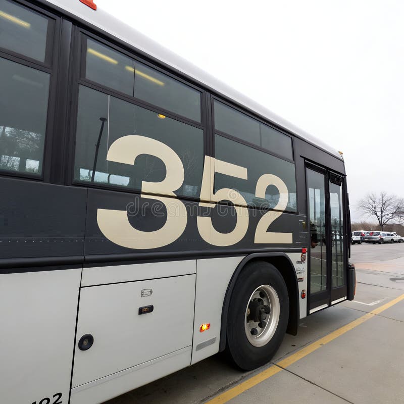 Bus Text Effect PNG Transparent Vector Stock Illustration ...