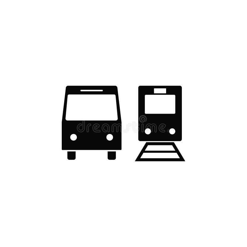 Bus, Train, Icon. Element of Simple Icon for Websites, Web Design ...