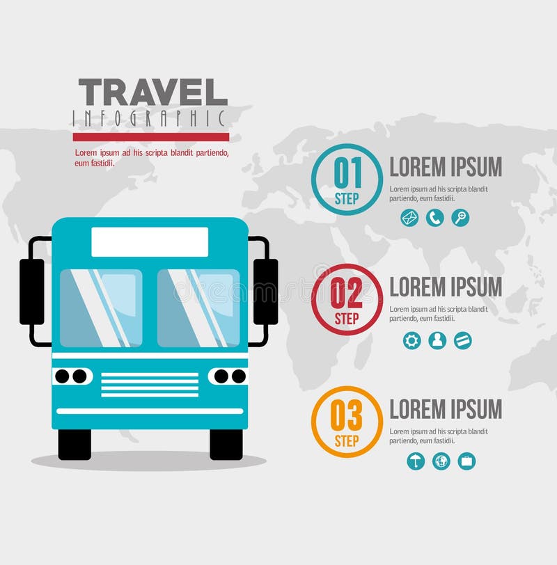 Bus infographic Free Stock Photos - StockFreeImages