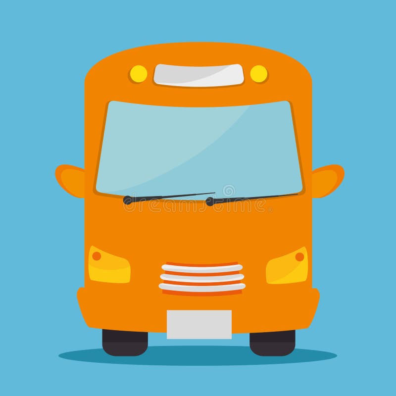 Bus travel service public stock vector. Illustration of traffic - 81869410