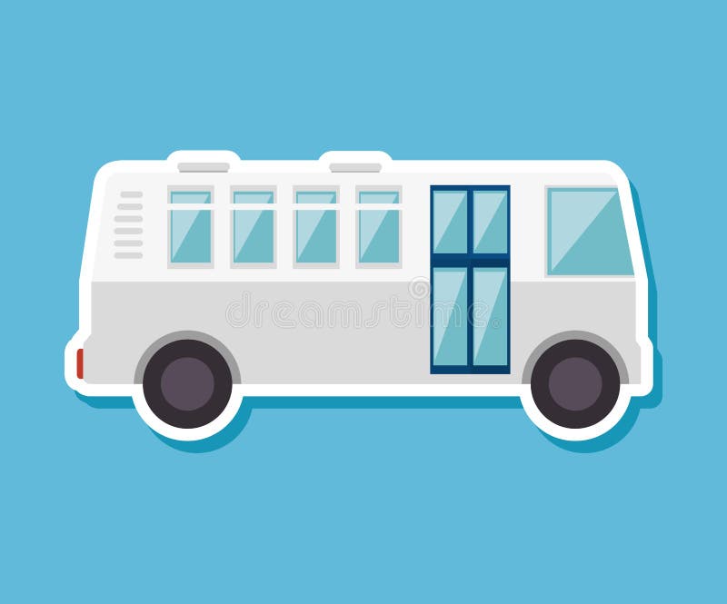 Bus travel service public stock vector. Illustration of side - 81869341