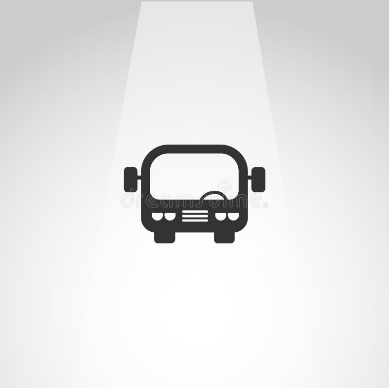 Bus Icon, Bus Simple Isolated Icon Stock Vector - Illustration of road ...