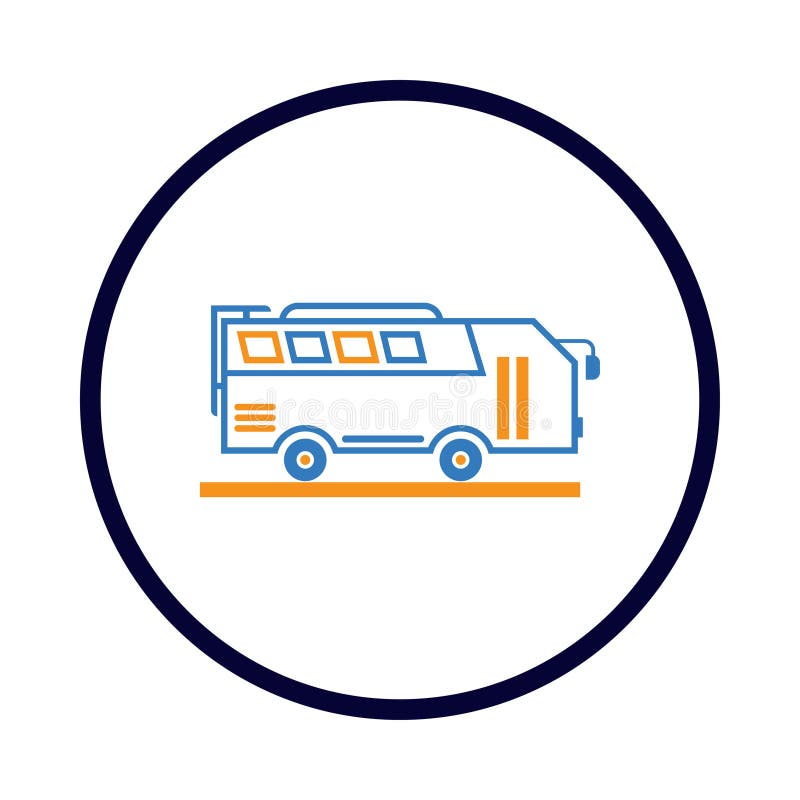 Bus, Vehicle, Truck, Car, School Bus, Bus Vehicle Icon Stock Vector ...