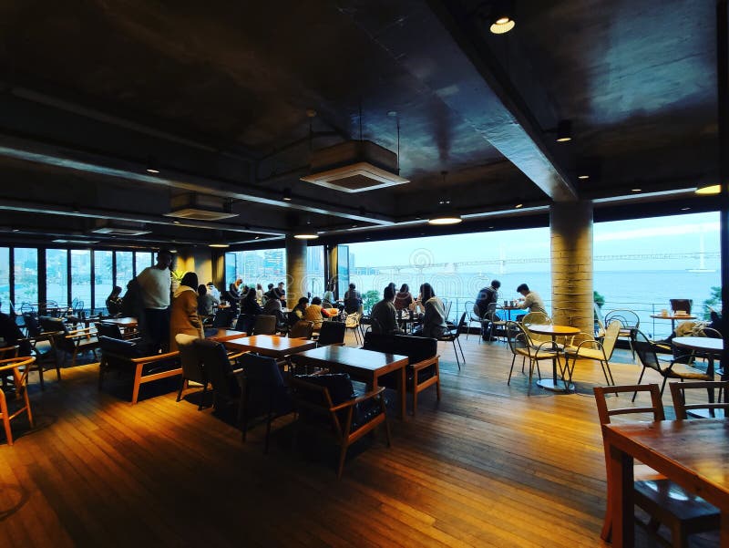 Busan Coffee editorial stock photo. Image of busan, light - 179519468